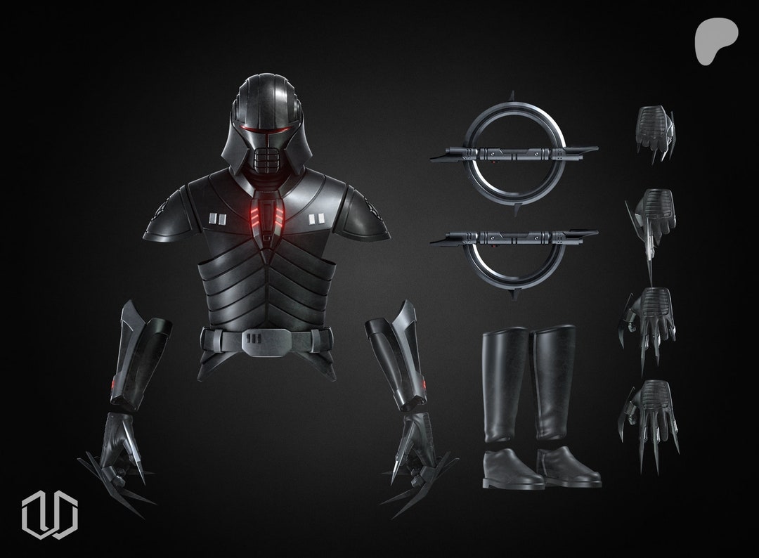 1:12/18/6 Scale Inquisitor Starkiller Sith Stalker Unpainted 3D Printed ...