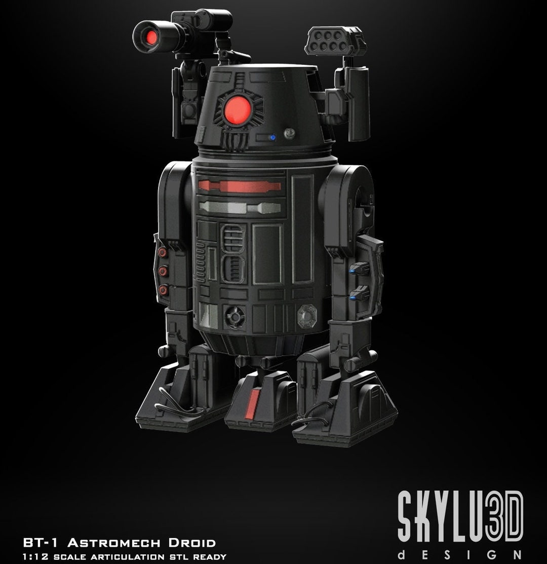 1:18/12/6 BT-1 Astromech Droid 3D Printed Star Wars Black Series - Etsy
