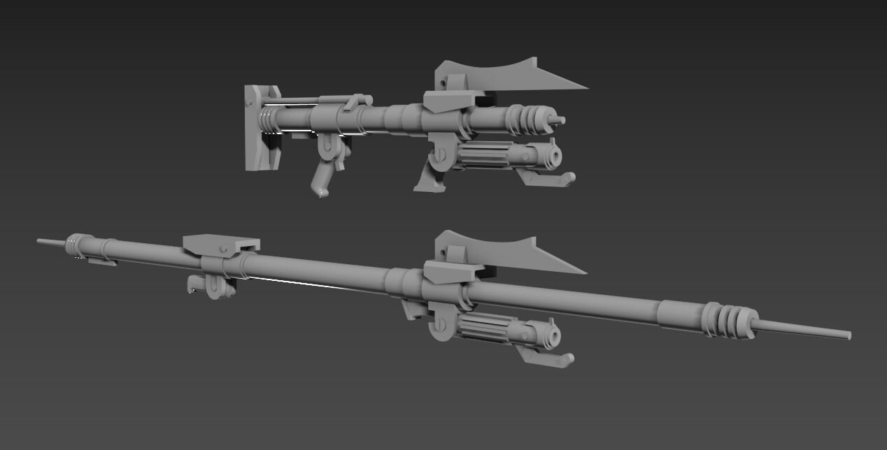 1:12/18/6 ISB Agent Kallus Armor Kit Headsculpt and Bo Rifle ...