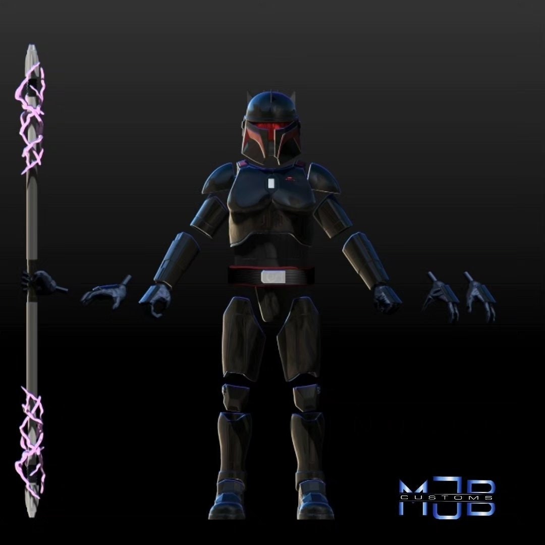 1:12/18/6 Moff Gideon Mandalorian Armor Unpainted Figure Kit Star Wars ...