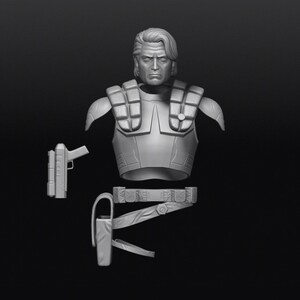 1:12/18 Dash Rendar Headsculpt and Figure Kit Star Wars Black Series - Etsy