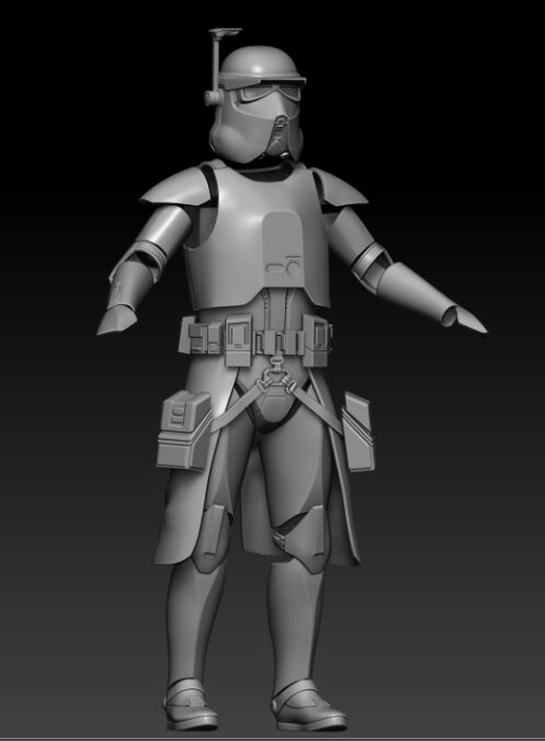 1:12/18/6 Scale Clone Heavy Gunner Armor and Quad Cannon Tartakovsky ...