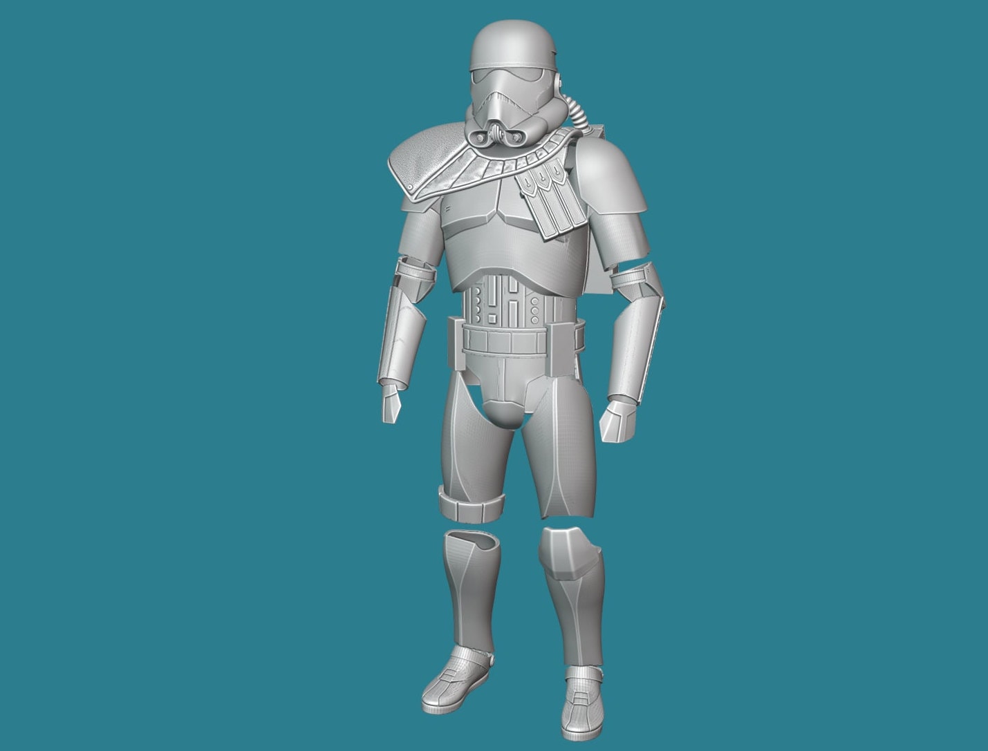 1:12/18/6 Scale Phase 3 Clone Commander the Force Unleashed Unpainted ...