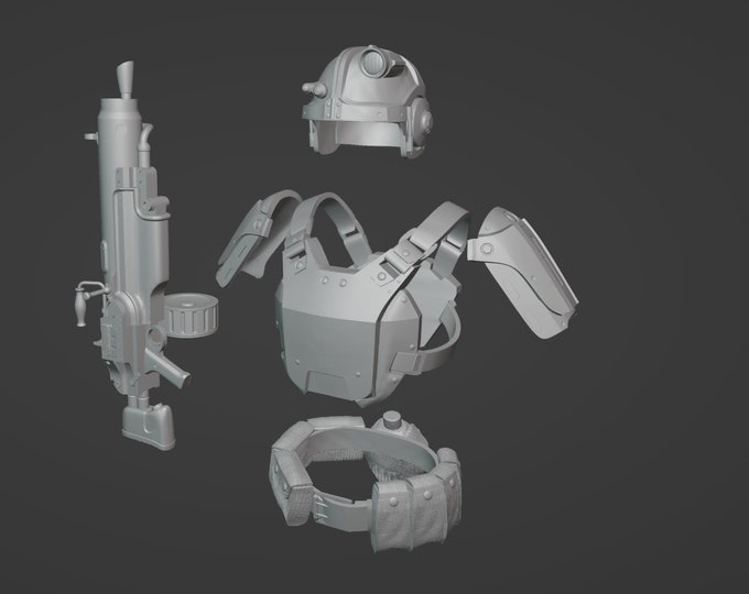 Fallout 4 Combat Armor Templates and Instructions - Etsy