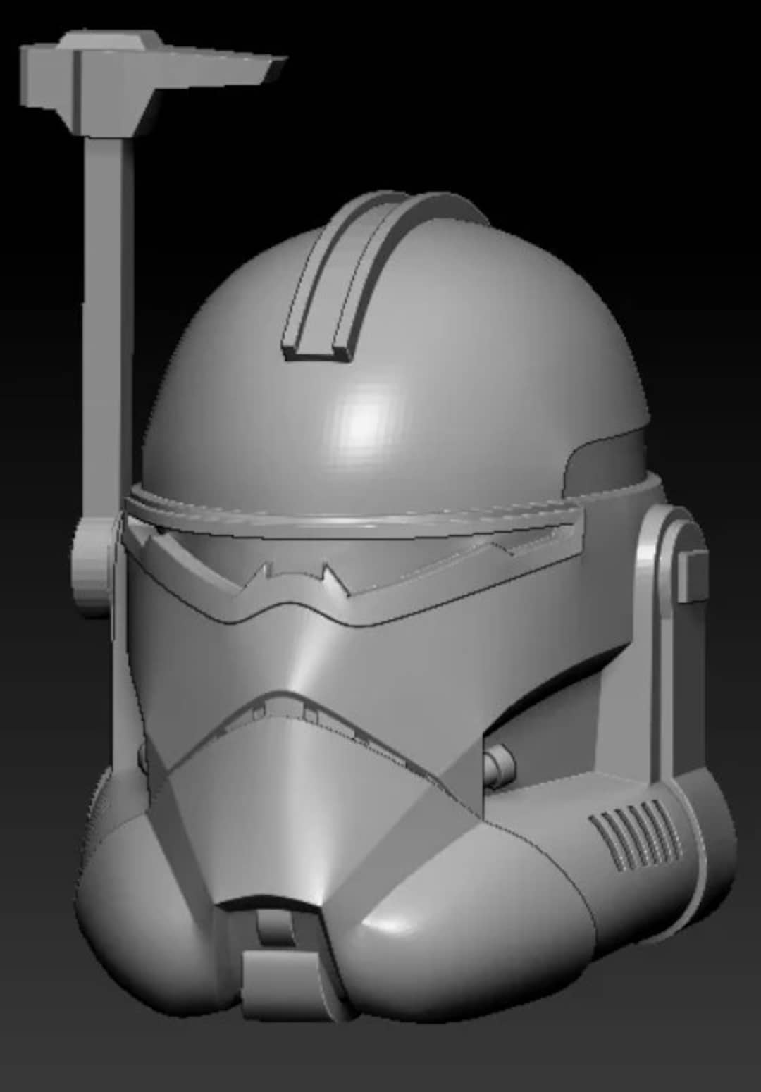 1:12/18/6 Scale Clone Wars Style Commander Wolffe Helmet Star Wars ...