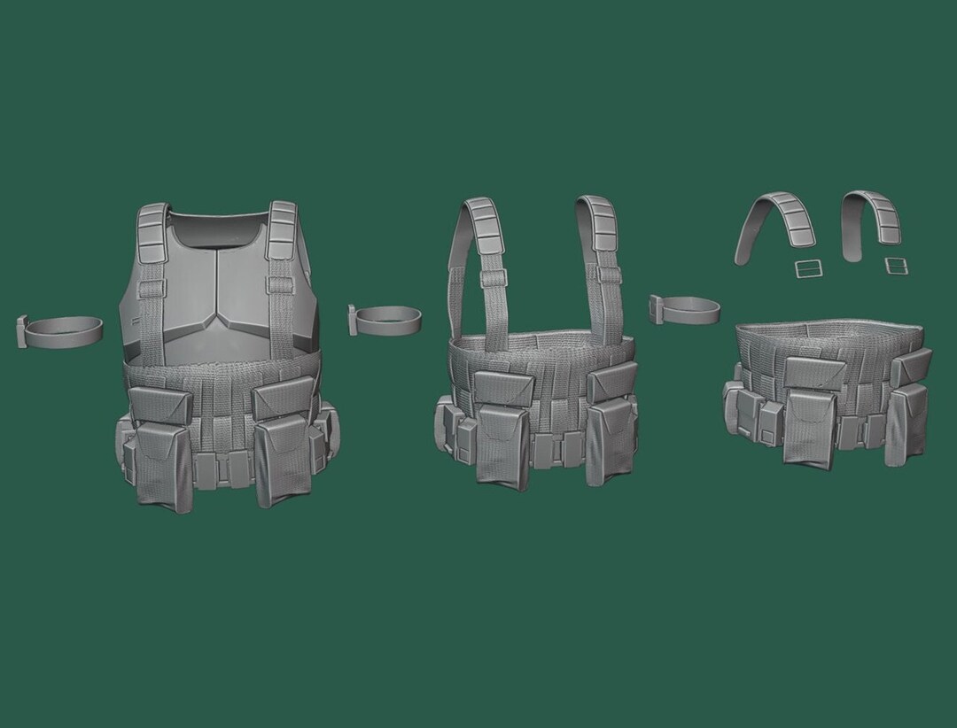 1:12/18/6 Scale Clone Trooper Fireball Accessory Pack Unpainted Kit ...