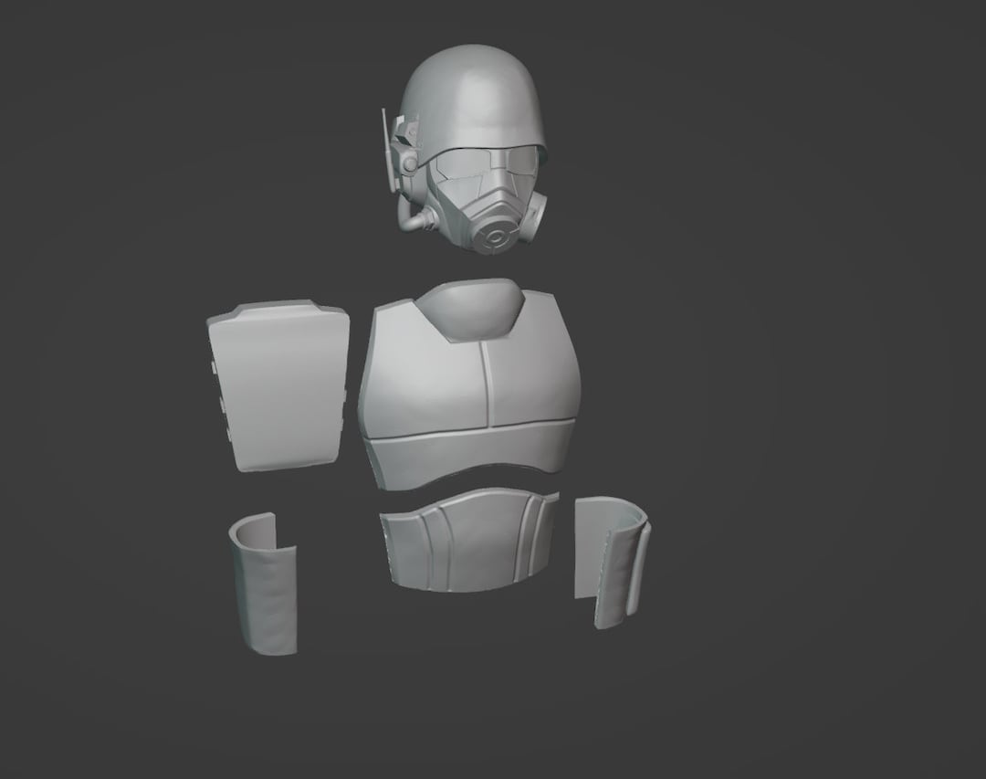 1:12 Scale NCR Desert Ranger Armor Kit 3D Printed Figure Kit - Etsy