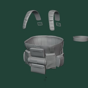 1:12/18/6 Scale Clone Trooper Fireball Accessory Pack Unpainted Kit ...