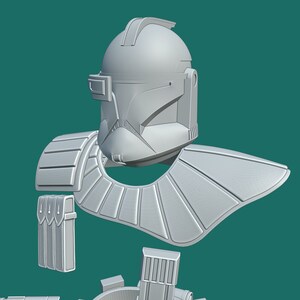 1:12/18/6 Scale Alpha Arc Trooper 2003 Style Black Series Upgrade Kit ...