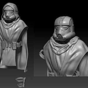 1:12/18/6 Scale Commander Faie Figure Kit Star Wars Black Series - Etsy