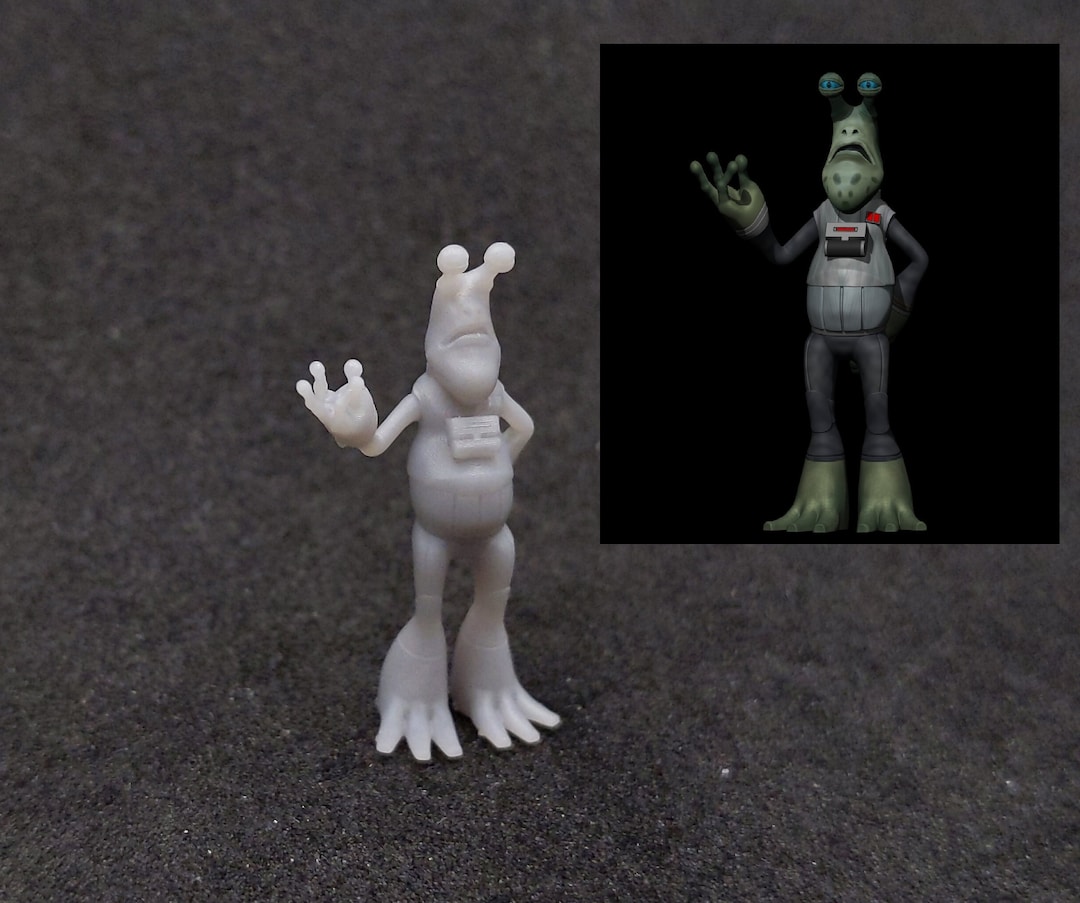 1:12/18/6 Meebur Gascon Figure Statue Star Wars Black Series the Clone ...