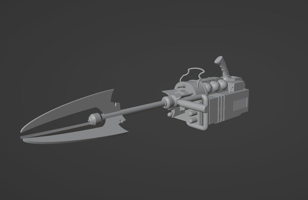 1:12 Scale Fallout Plasma Caster Accessories Pack 3D Printed Figure Kit ...