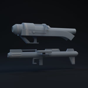 1:12 Clone Wars Battlefront II Clone and Droid Rocket Launcher Pack 3D ...