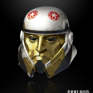 1:12/18/6 Captain Enoch Helmet Unpainted Ahsoka Show Star Wars Black ...