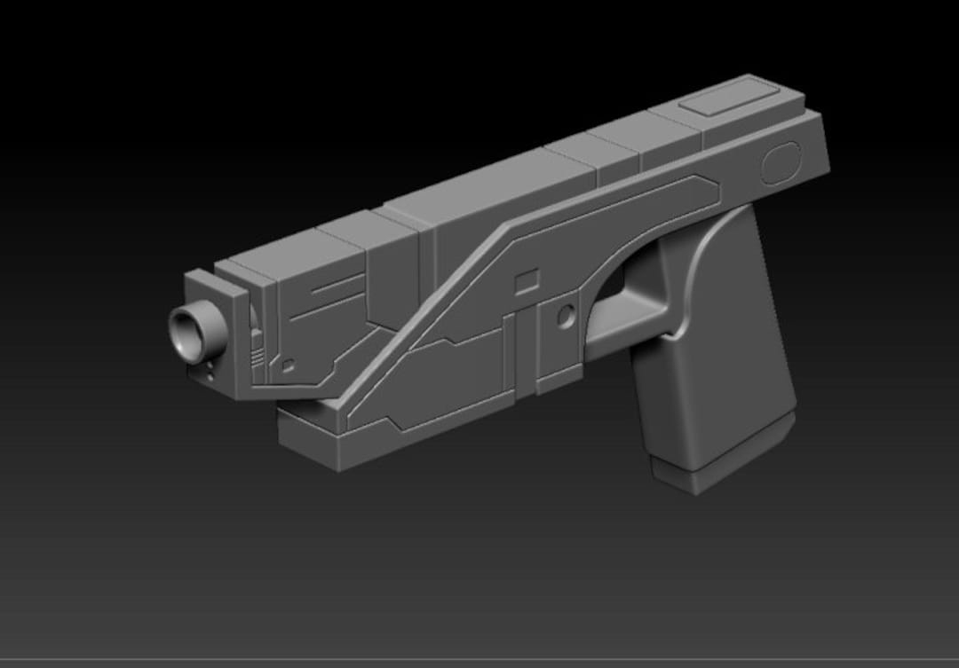 1:12/18/6 Scale WESTAR-35 Ursa Wren Blaster Pair for Star Wars Black ...