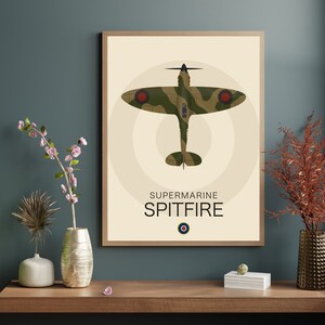 Supermarine Spitfire WW2 Poster Print - Etsy