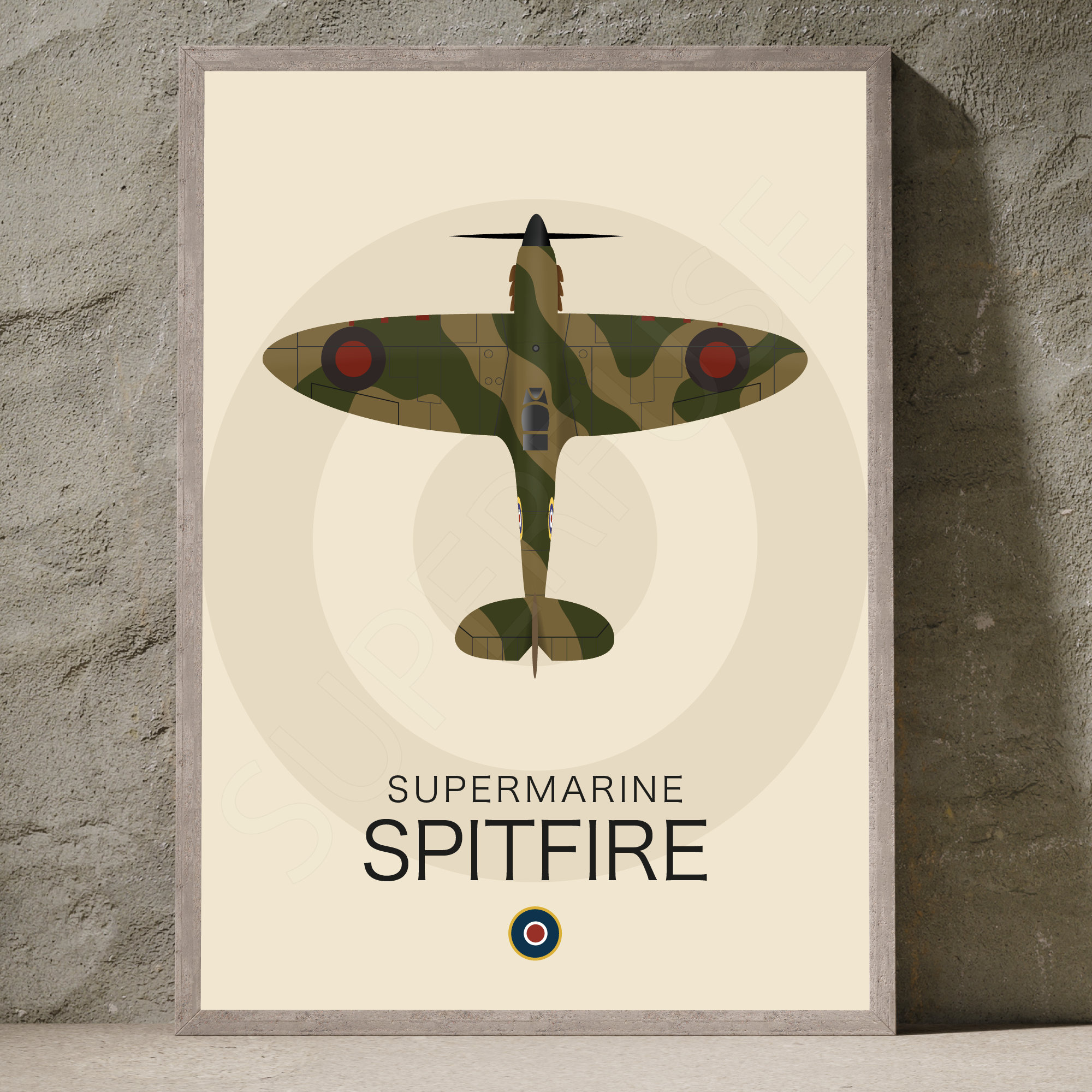 Supermarine Spitfire WW2 Poster Print - Etsy