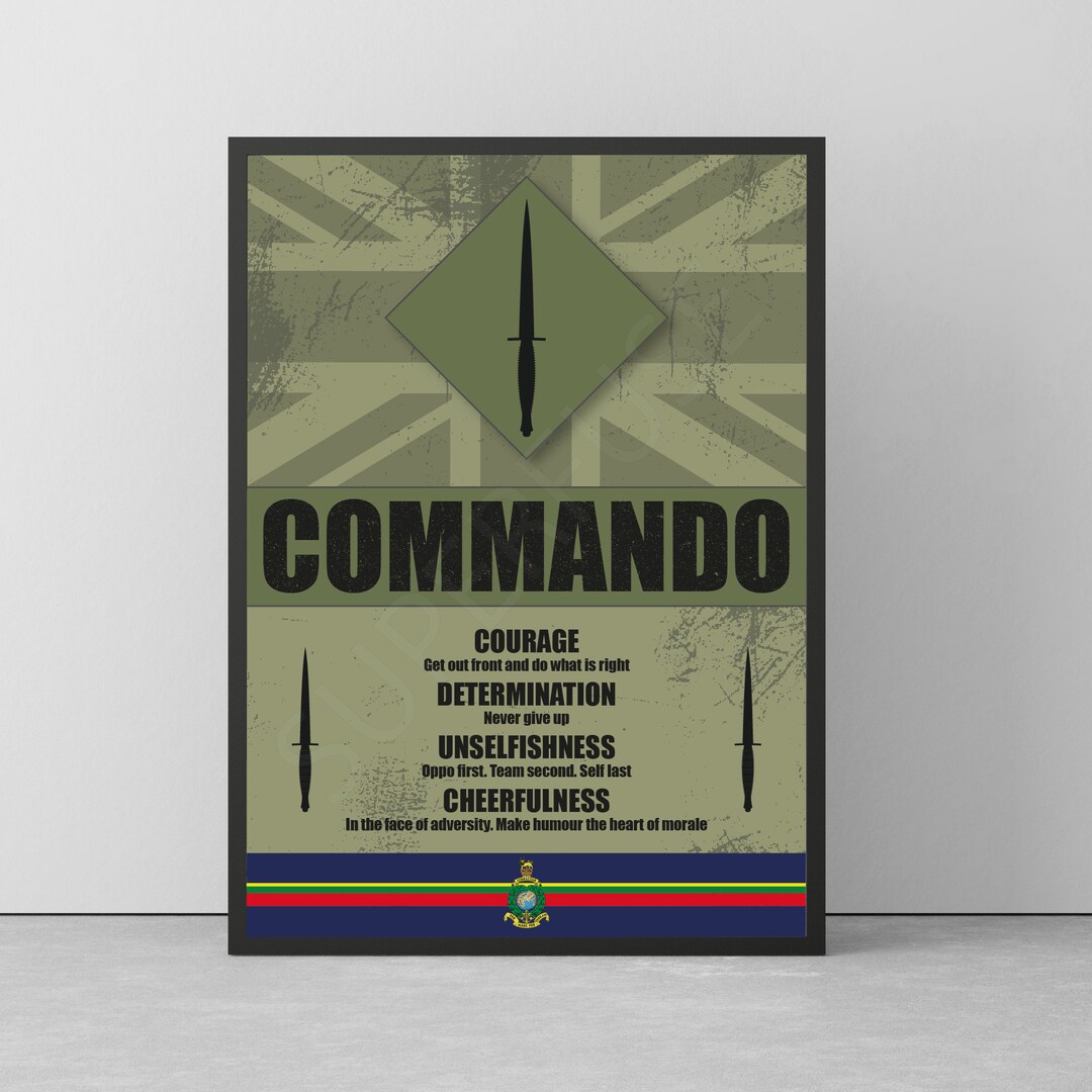 Royal Marines Commando Spirit Poster - Etsy