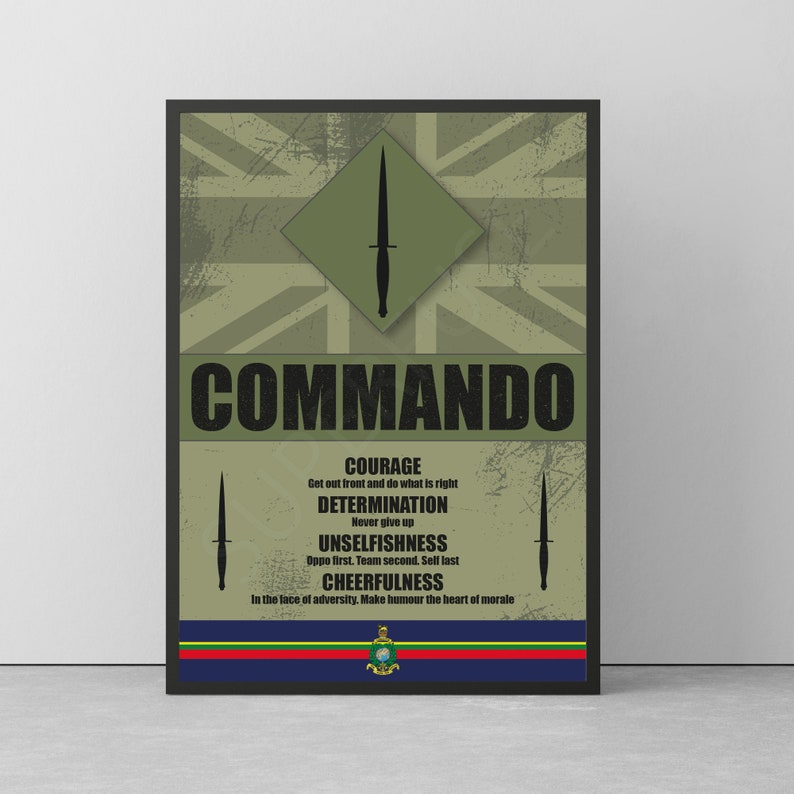 Royal Marines Commando Spirit Poster - Etsy
