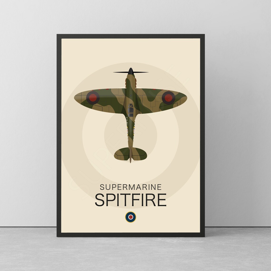 Supermarine Spitfire WW2 Poster Print - Etsy
