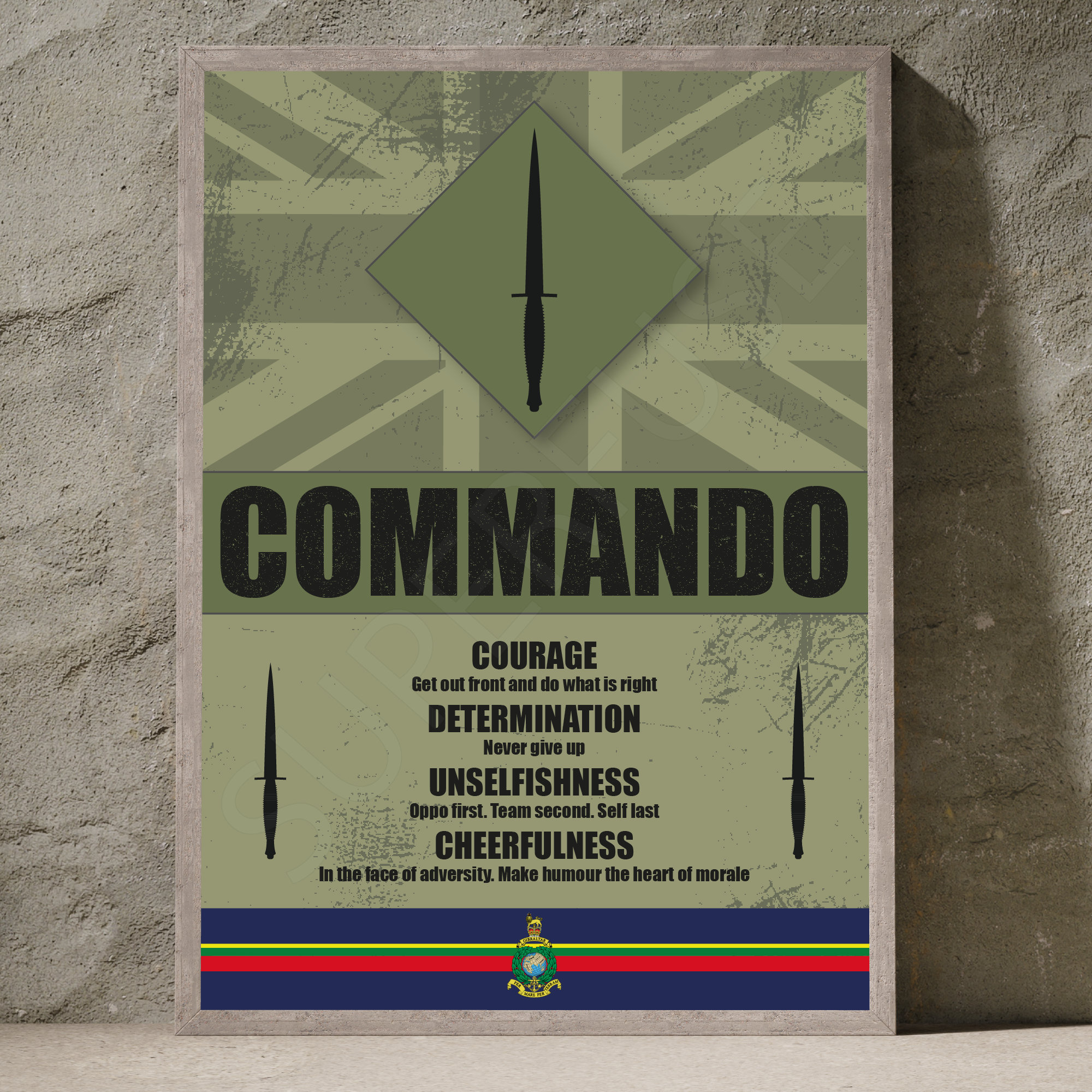 Royal Marines Commando Spirit Poster - Etsy UK