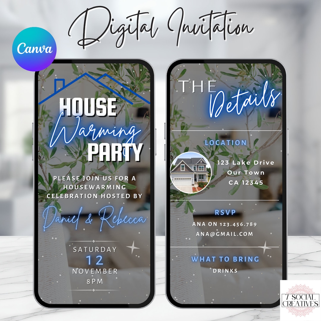 Housewarming Party Invitation. Digital Animated House Warming ...