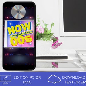 Digital 2000s Birthday Invitation. Go Back to the 1990's or 2000's With ...