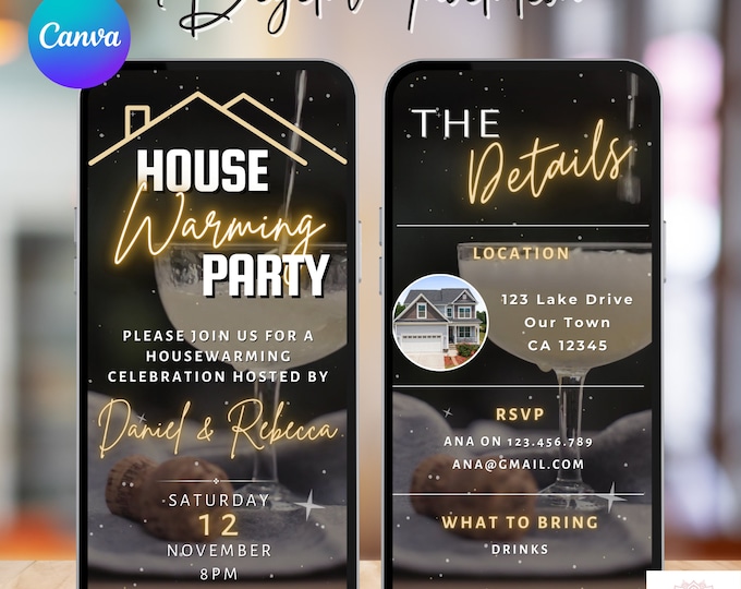 Muslim Housewarming Invitation, Muslim New House Celebration Invite ...