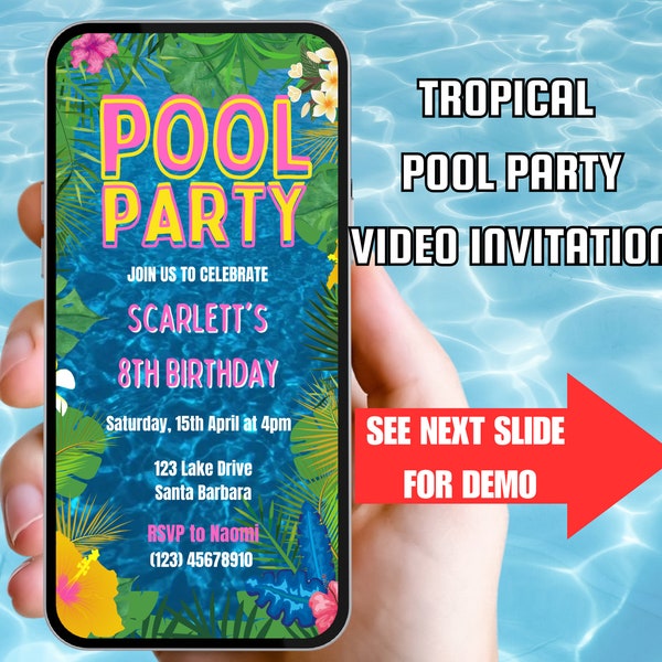 Island Birthday Invitation - Etsy