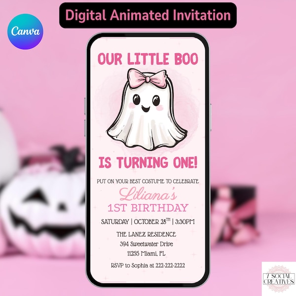 One Boo Evite - Etsy