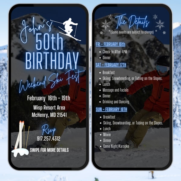 Ski Party - Etsy