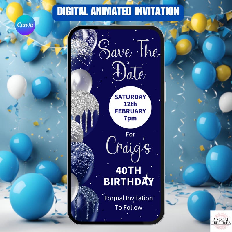 Save the Date Balloon - Etsy