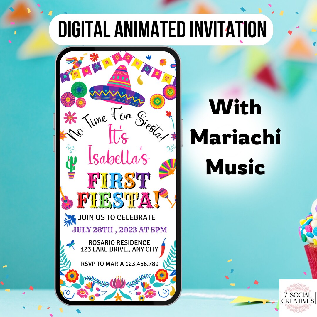 Primera invitación de cumpleaños de Fiesta. Invitación temática de ...