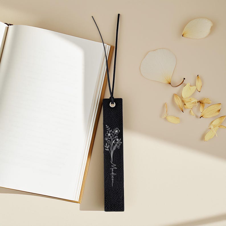 Custom Leather Bookmarks, Gifts for Readers, Gift for Book Lovers, Book ...
