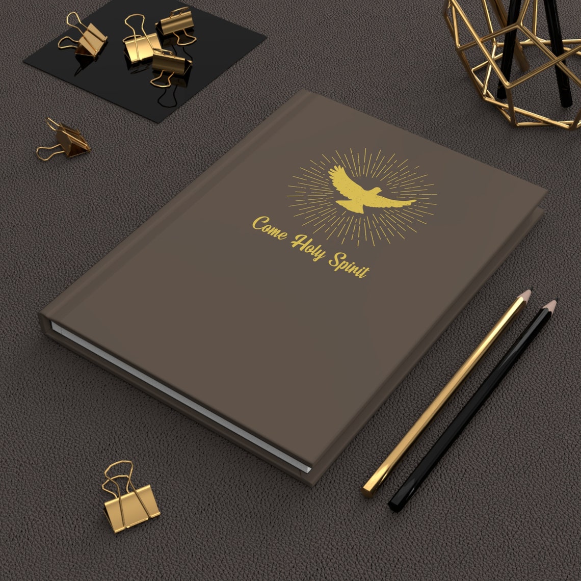 Catholic Journal. Come Holy Spirit. Minimalist. Hardcover Journal Matte ...