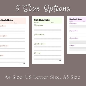 Catholic Bible Study Notes (printable) - Etsy