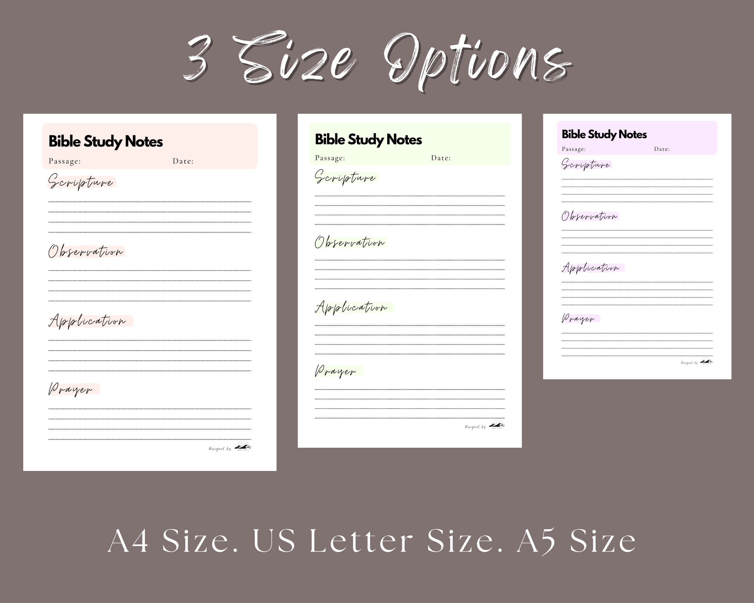 Catholic Bible Study Notes (printable) - Etsy