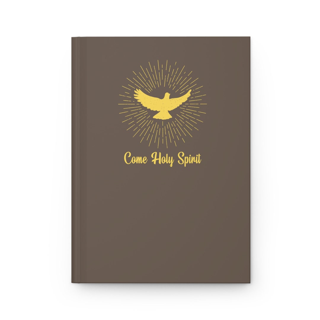 Catholic Journal. Come Holy Spirit. Minimalist. Hardcover Journal Matte ...