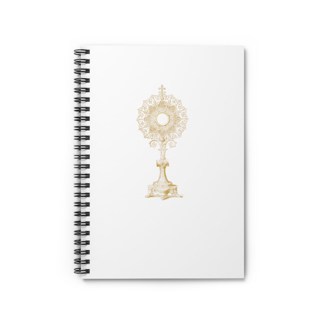 Catholic Notebook. Blessed Sacrament. Spiral Notebook - Ruled Line - Etsy