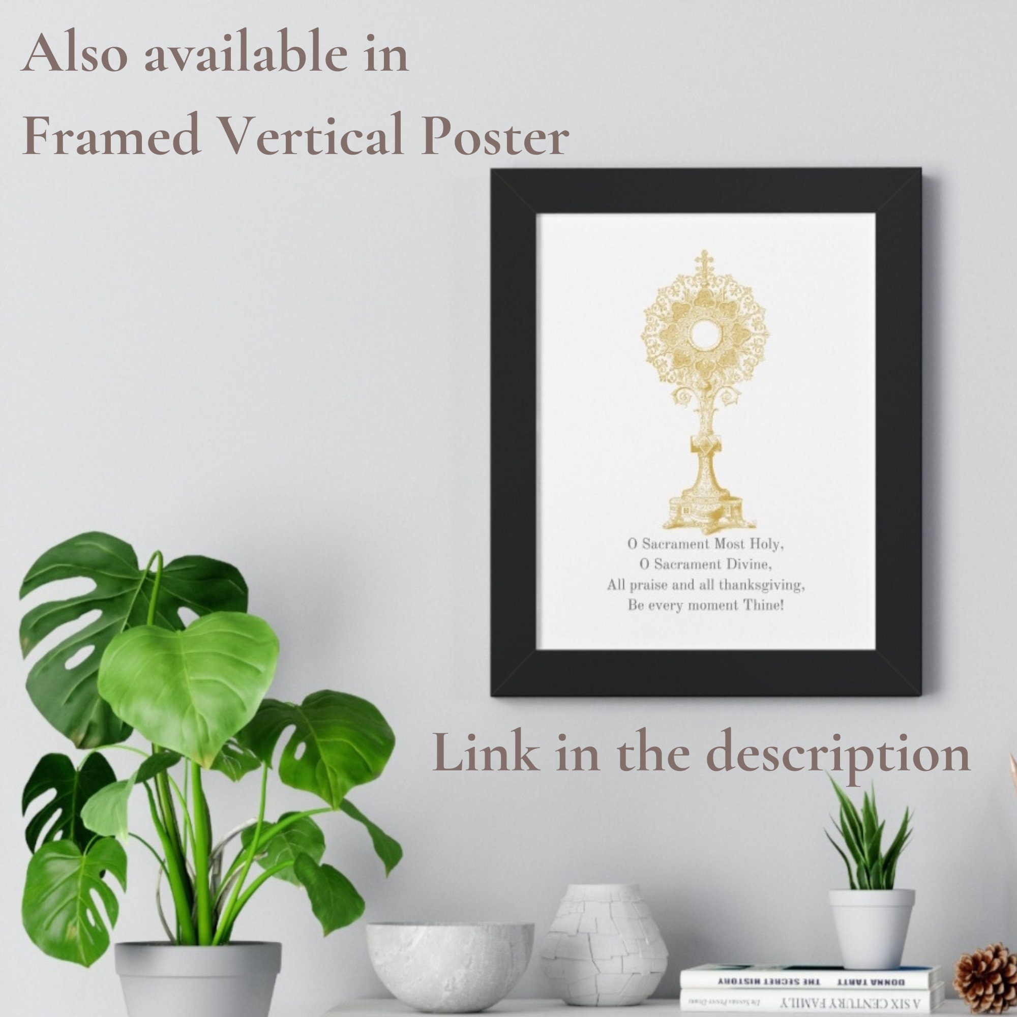 Catholic Wall Art. Blessed Sacrament. Minimalist - Etsy