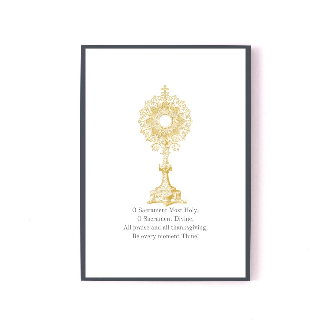 Catholic Wall Art. Blessed Sacrament. Minimalist - Etsy