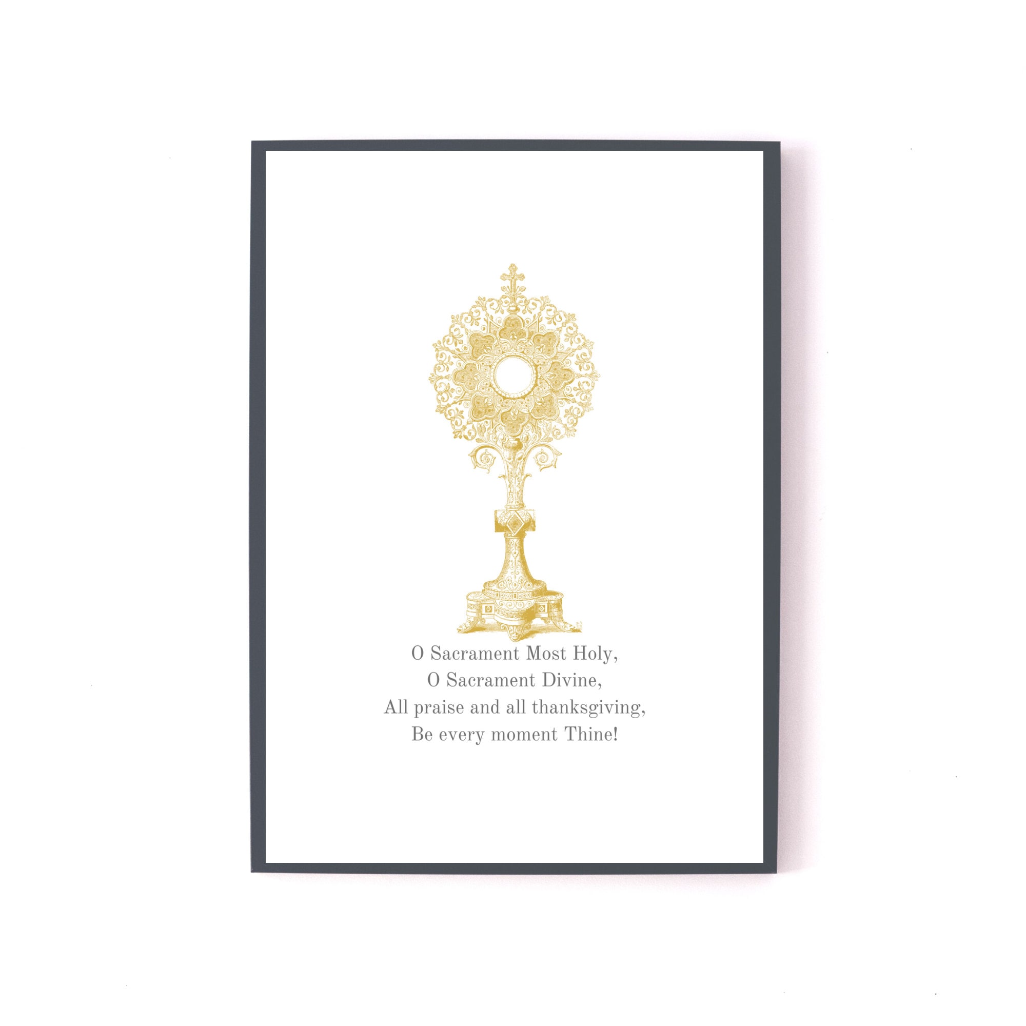Catholic Wall Art. Blessed Sacrament. Minimalist - Etsy