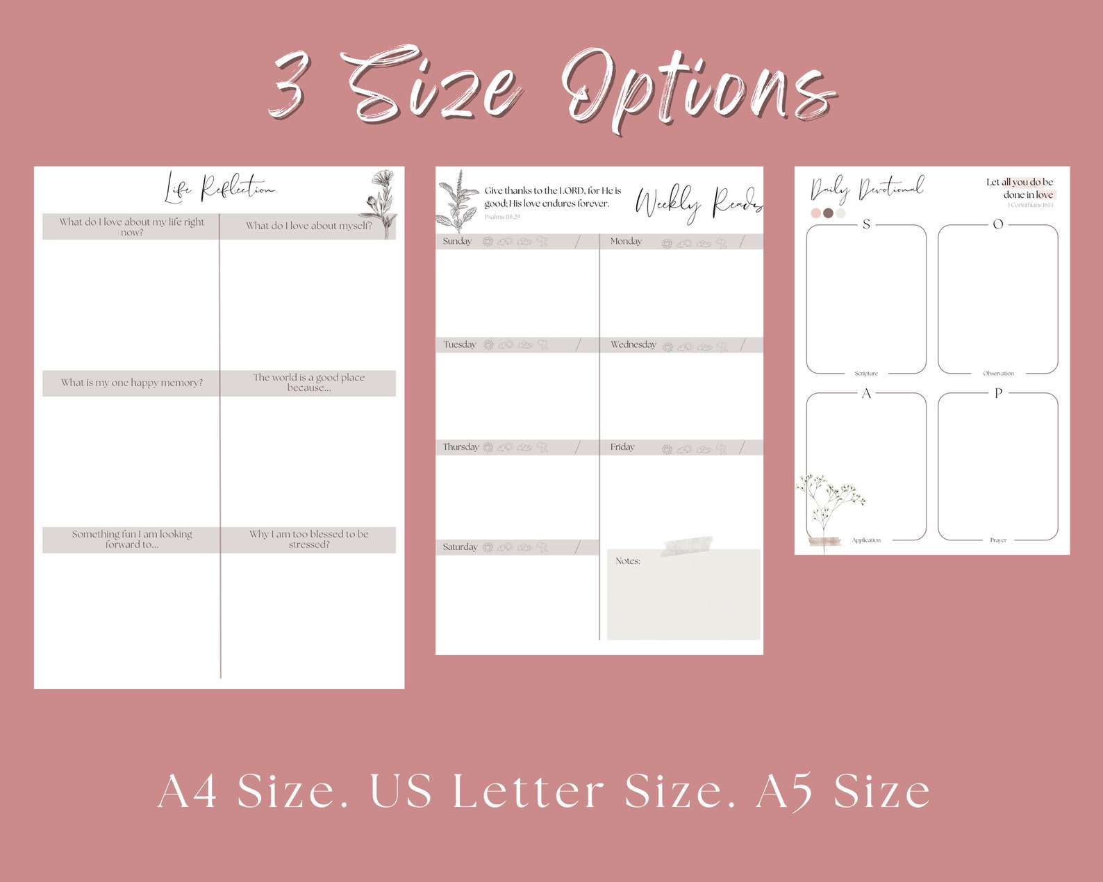 Printable Prayer Journal for Women catholic - Etsy