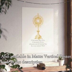 Catholic Wall Art. Blessed Sacrament. Minimalist - Etsy