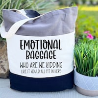 Emotional Baggage Tote Bag - Etsy