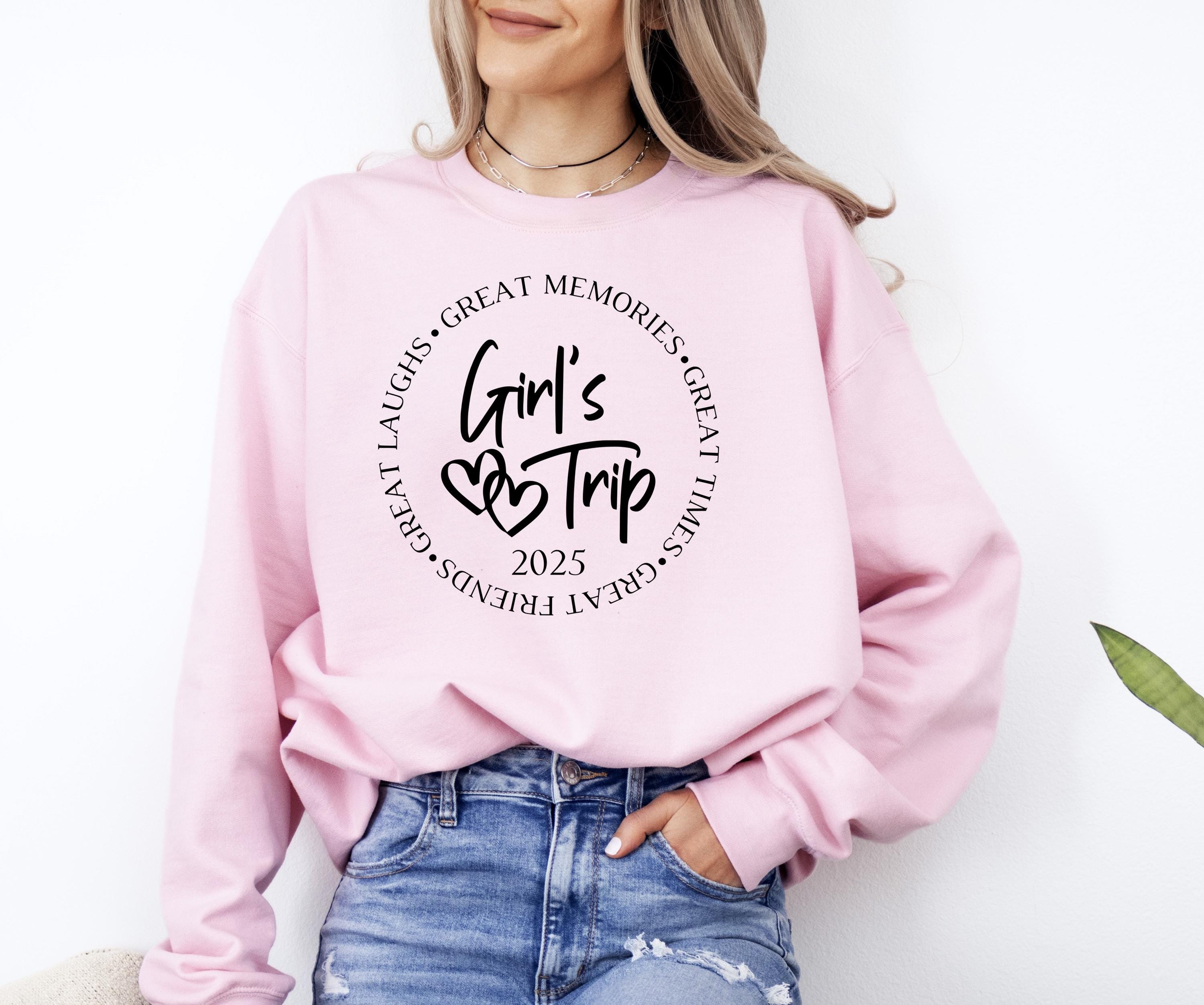 Personalized Girls Trip Sweatshirt, Girls Getaway Sweater, Girls ...
