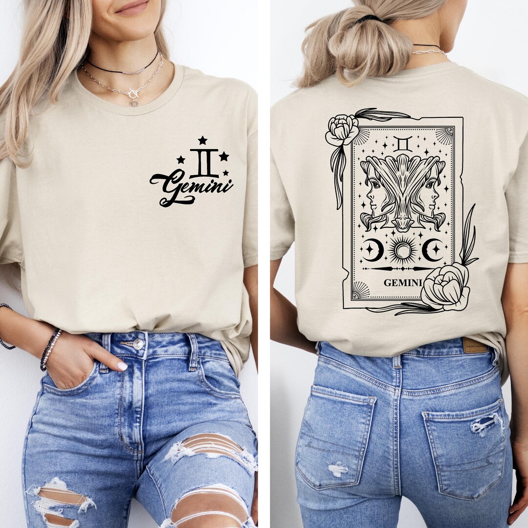 Gemini Shirt, Zodiac Shirt, Astrology Gift Shirt, Gemini Birthday Gift ...