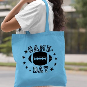 Game Day Tote Bag, Game Day Vibes, Sports Tote Bag, Football Mom Bag ...