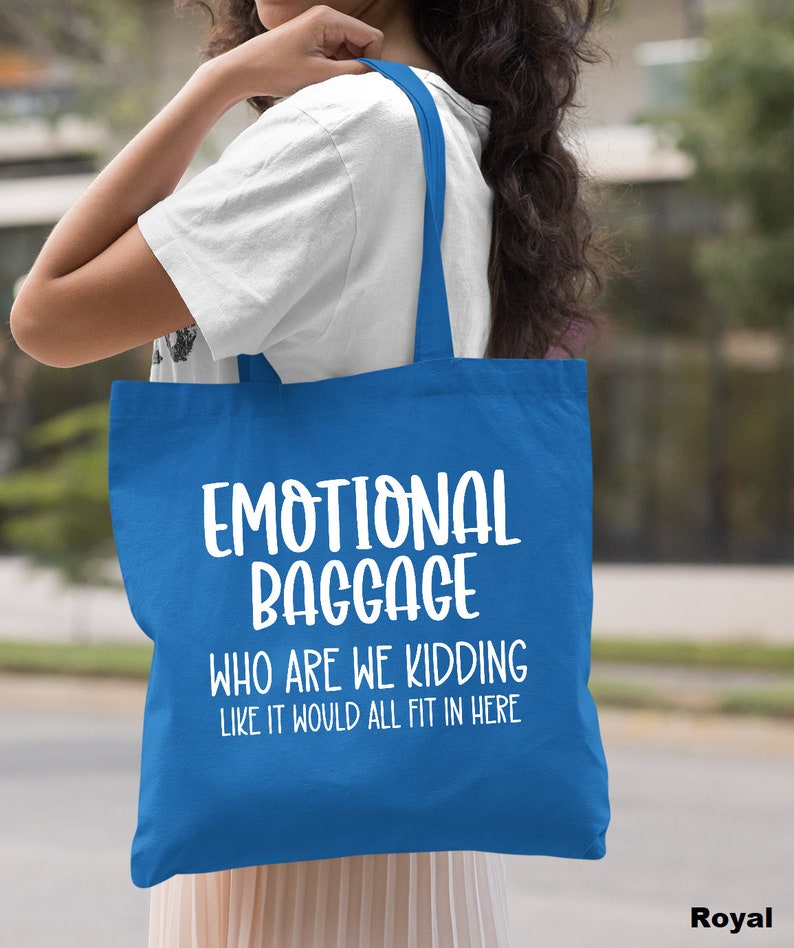 Emotional Baggage Tote Bag Therapy Gift Reusable Bag Gift - Etsy