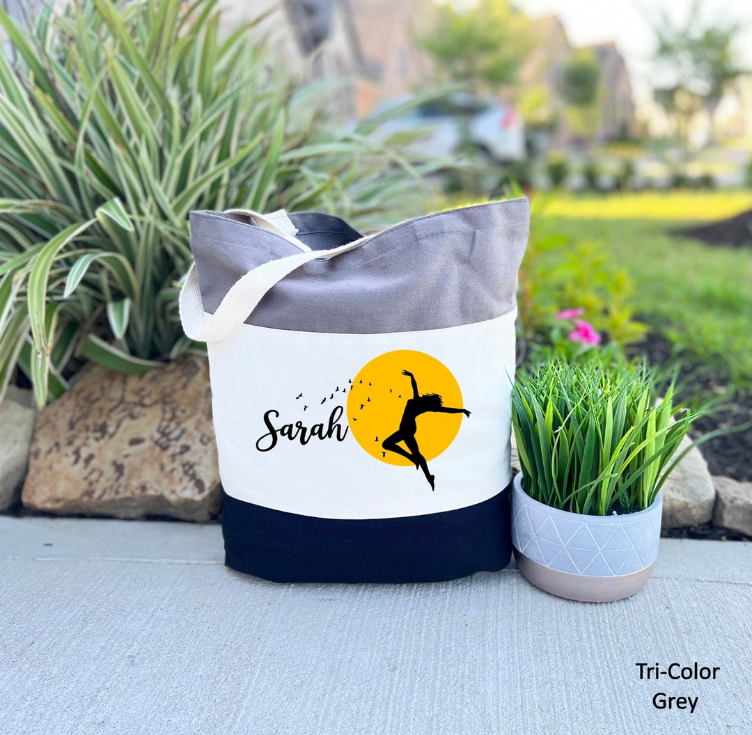 Personalized Dancer Bag, Dance Tote Bag, Custom Dancer Gifts, Dance ...